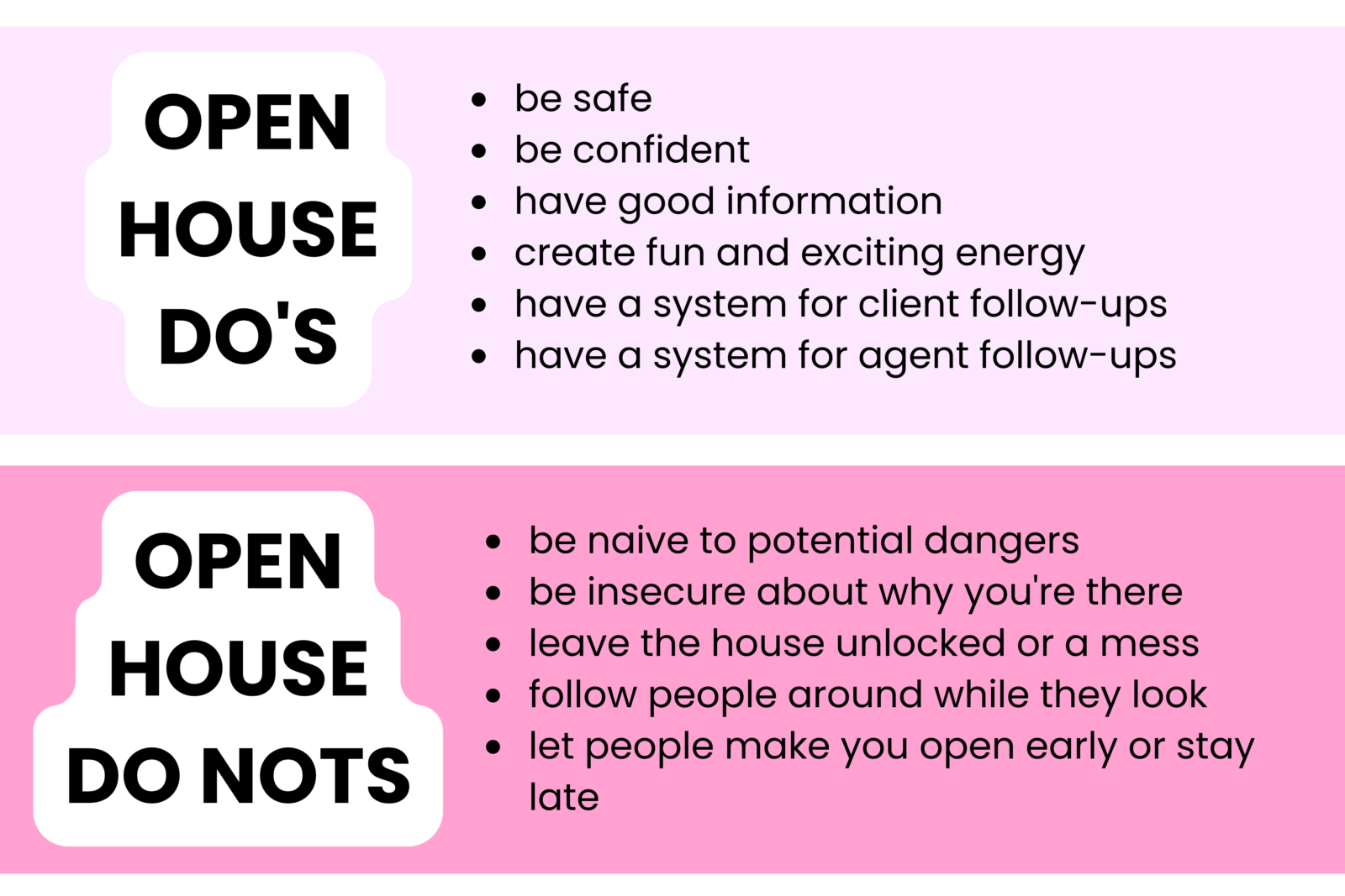 The Do's and Don'ts of Hosting a Successful Open House